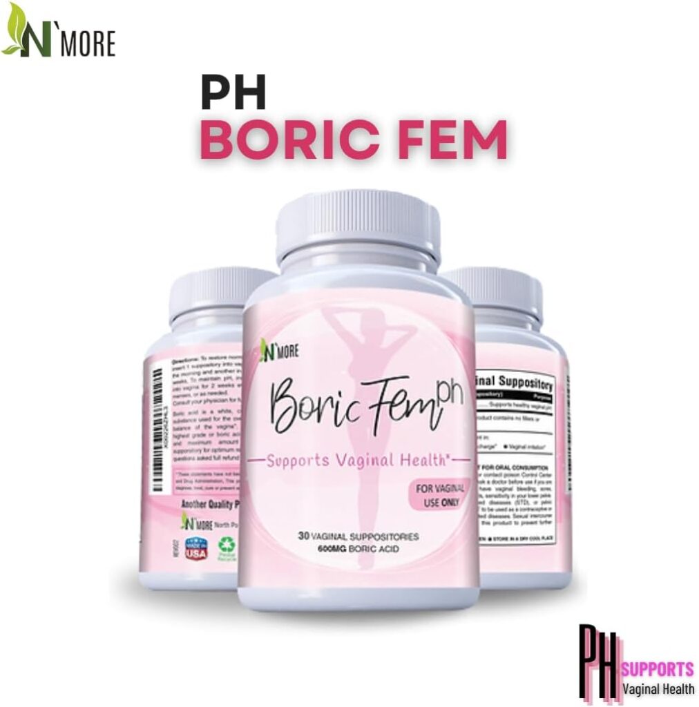 Boric Acid Vaginal Suppositories with Applicator